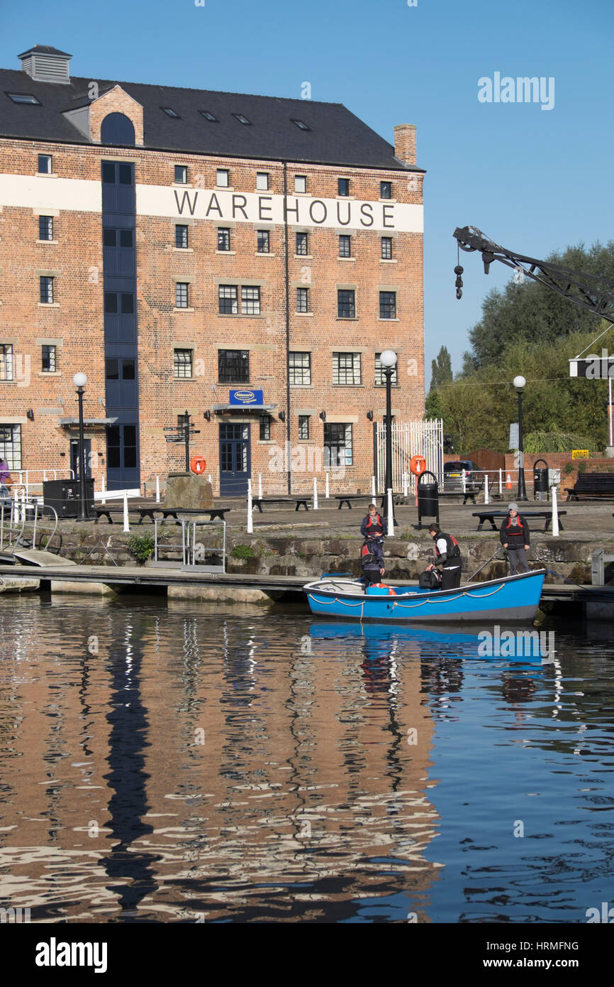 Scenes from the main basin of Gloucester Docks, Britain's most inland ...