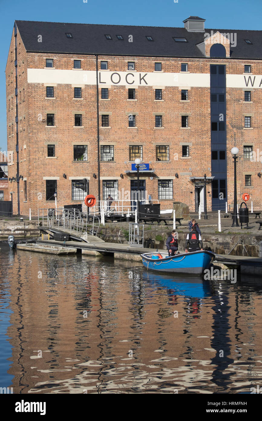Scenes from the main basin of Gloucester Docks, Britain's most inland ...