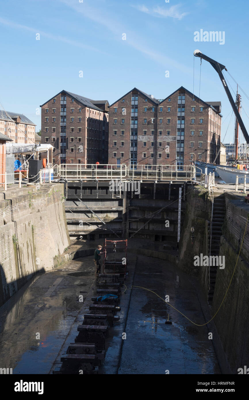 Scenes from the main basin of Gloucester Docks, Britain's most inland ...
