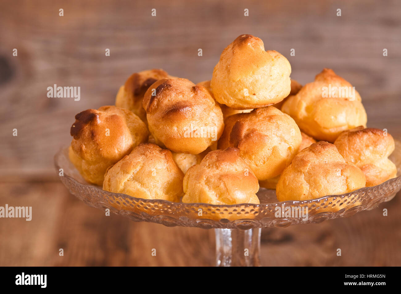 Sweet cream puffs Stock Photo - Alamy