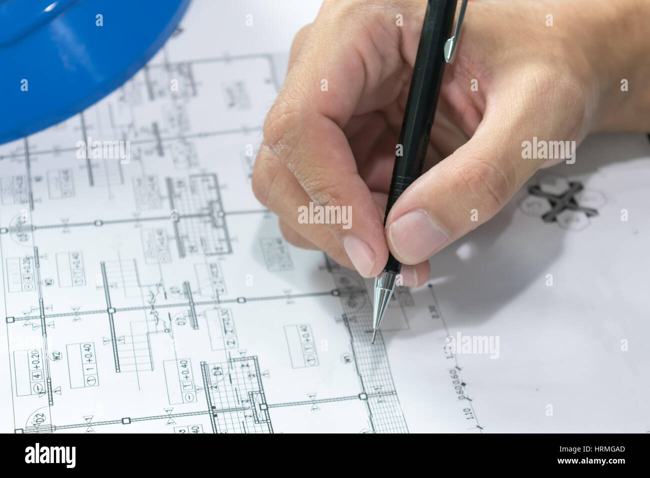engineering diagram blueprint paper drafting project sketch ...
