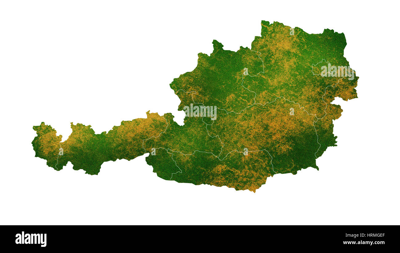 Austria map tourism hi-res stock photography and images - Alamy