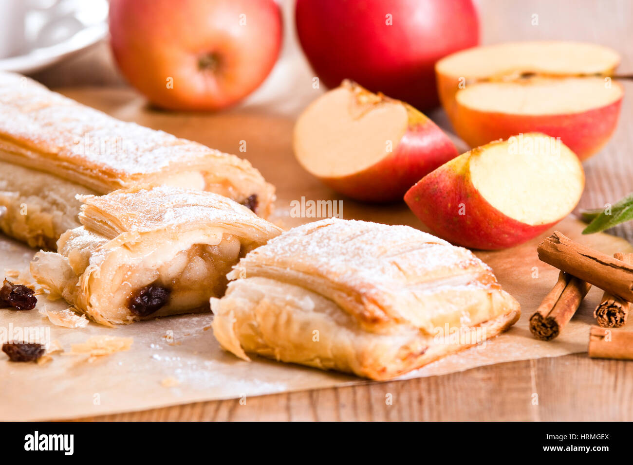 Traditional Apple Strudel High Resolution Stock Photography and Images ...