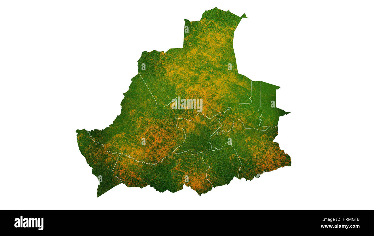 Bolivia detailed country map visualization Stock Photo - Alamy