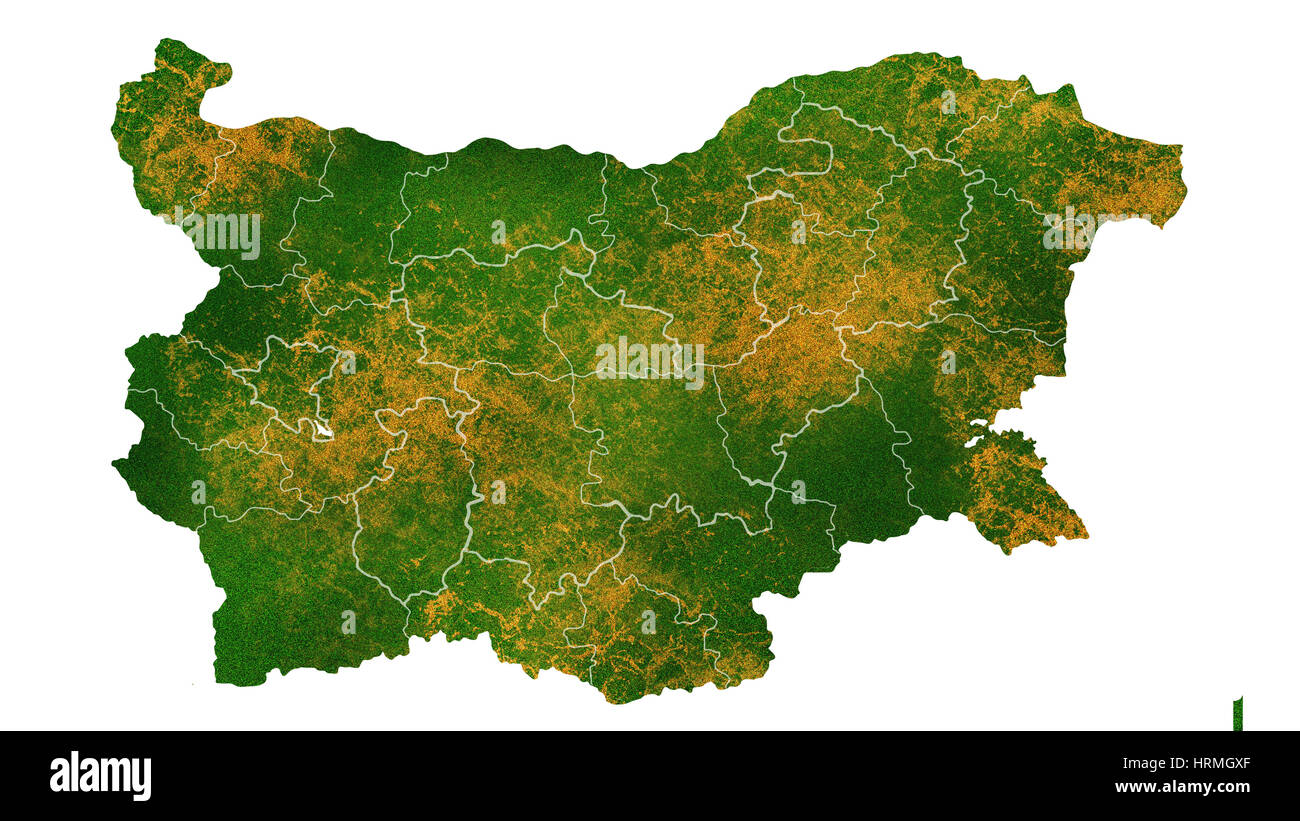 Detailed bulgaria map hi-res stock photography and images - Alamy