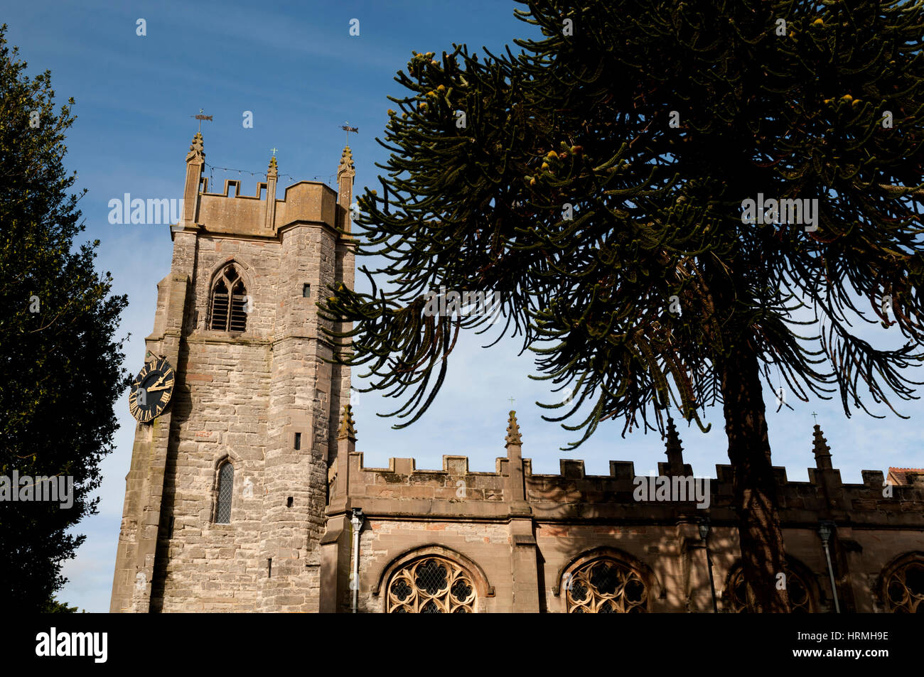 St. Nicholas Church, Alcester, Warwickshire, England, UK Stock Photo ...