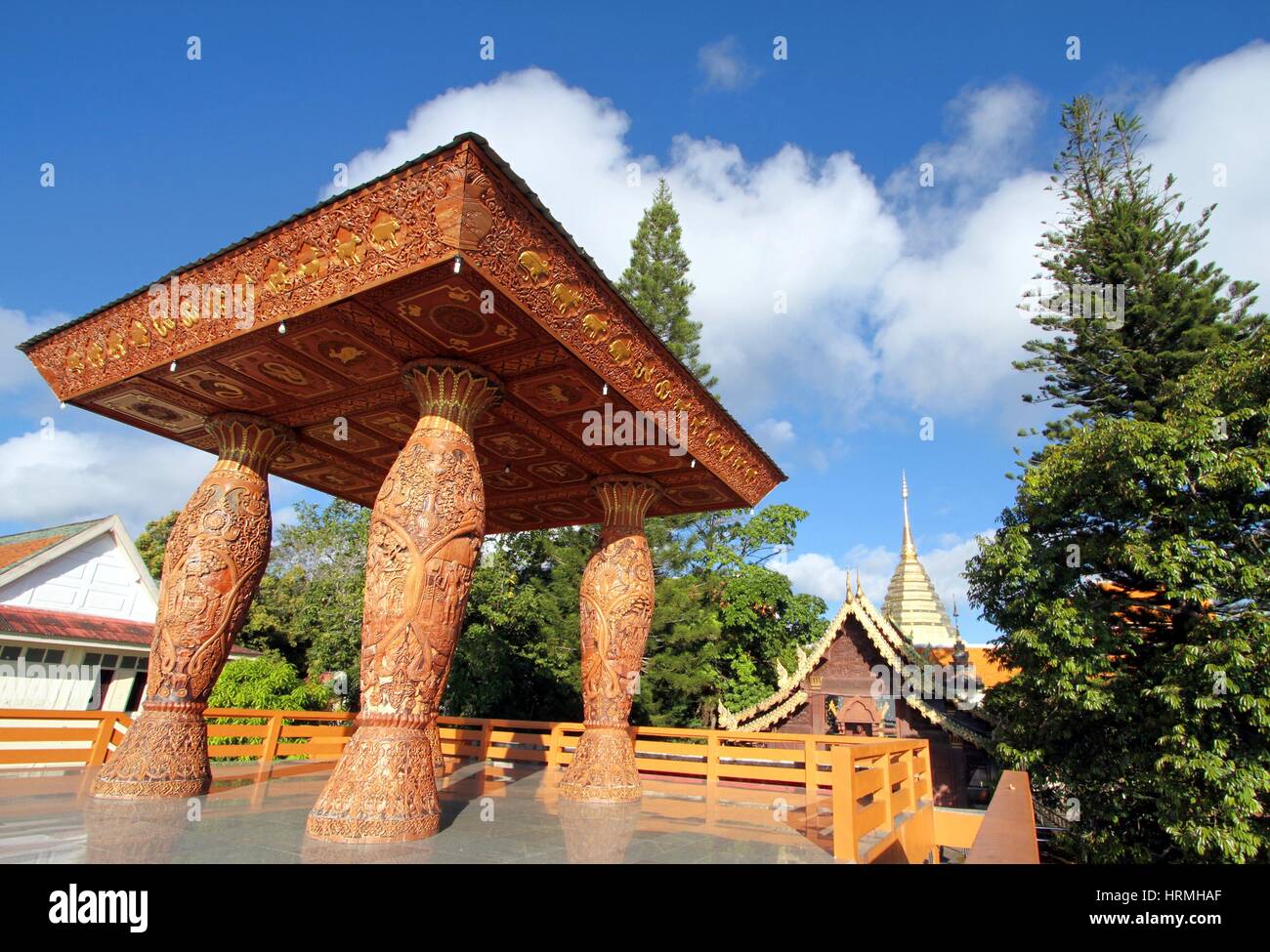 Traditional Thai Style Wood Carving High Resolution Stock Photography ...