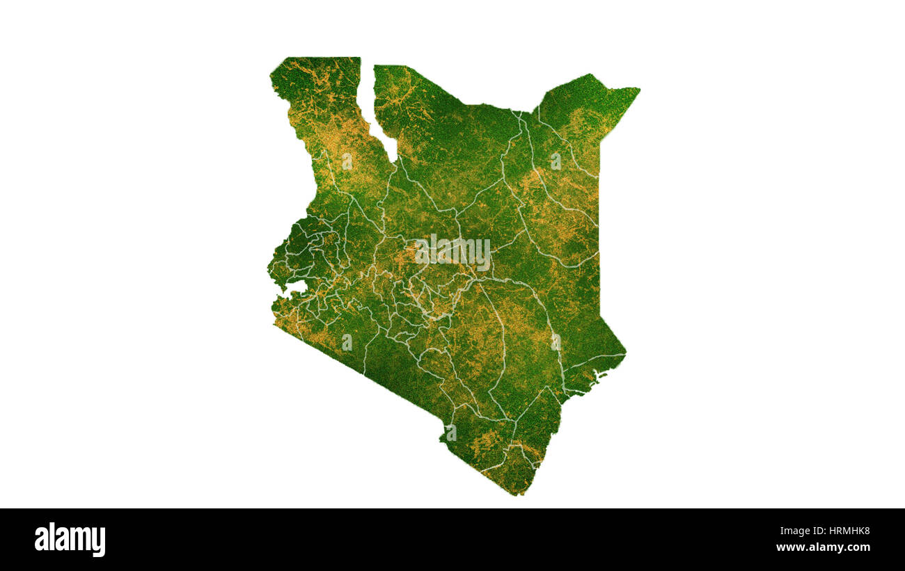 Kenya tourism map hi-res stock photography and images - Alamy