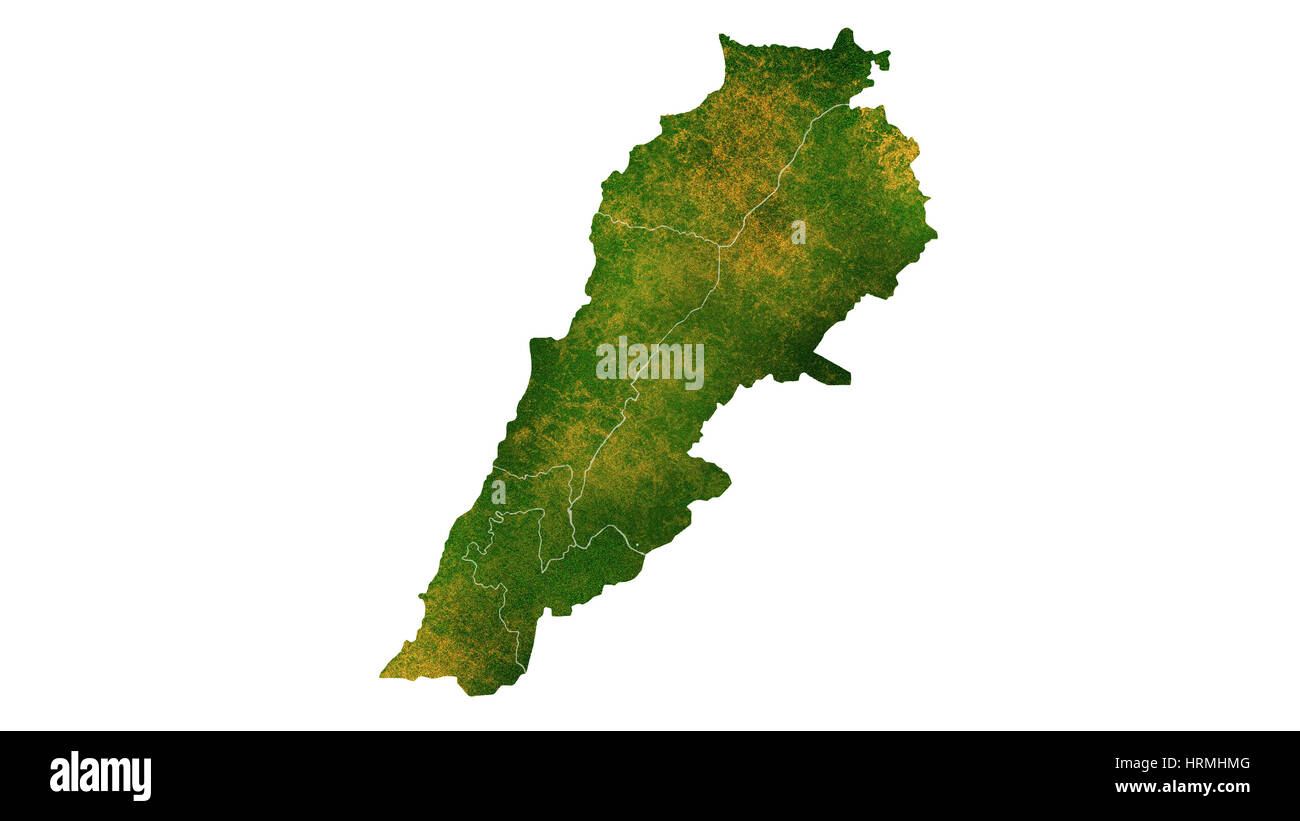 Country lebanon map hi-res stock photography and images - Alamy
