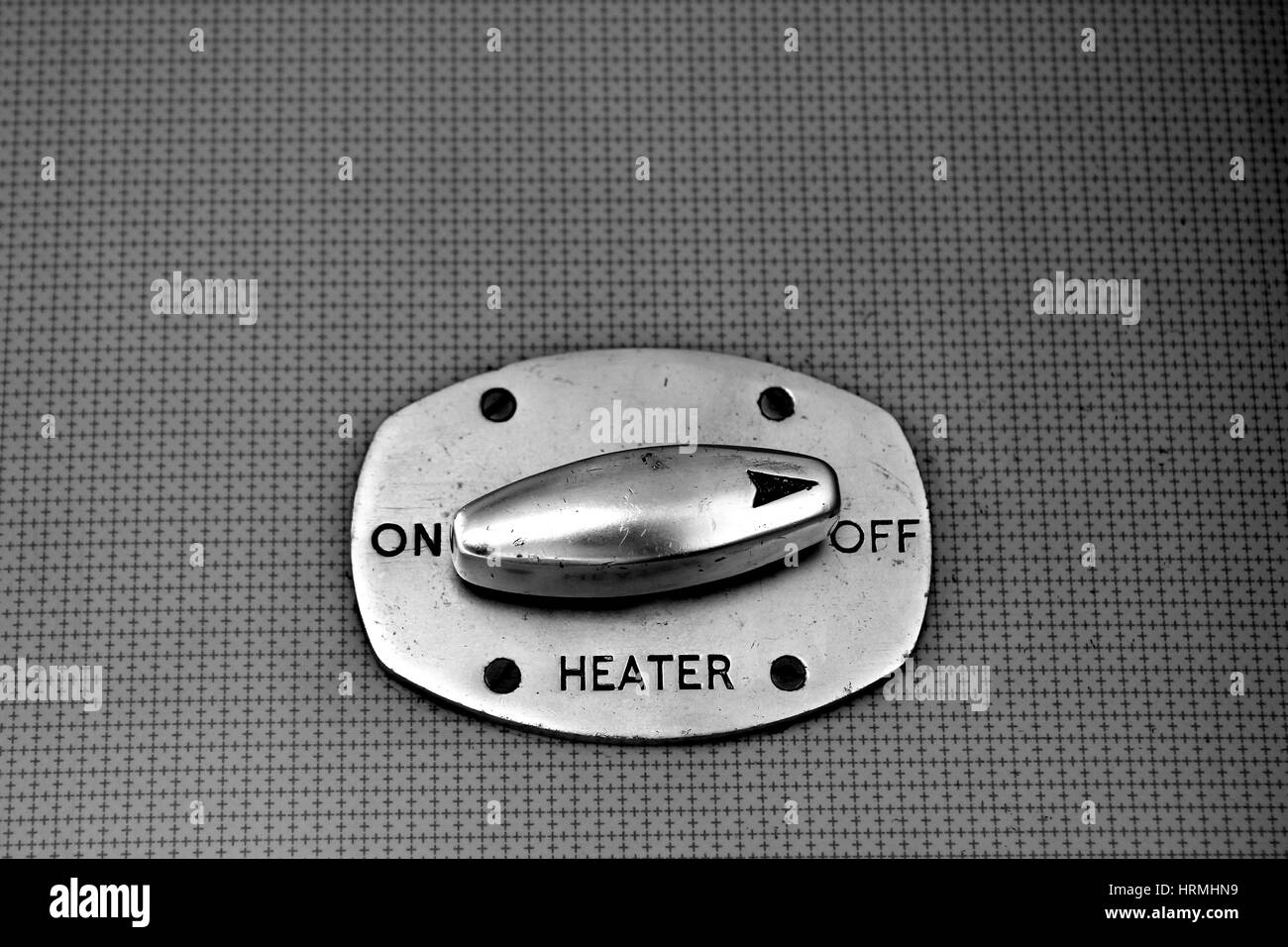 Vintage steam train carriage heater control Stock Photo - Alamy