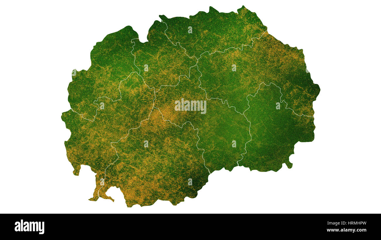 Country macedonia map hi-res stock photography and images - Alamy