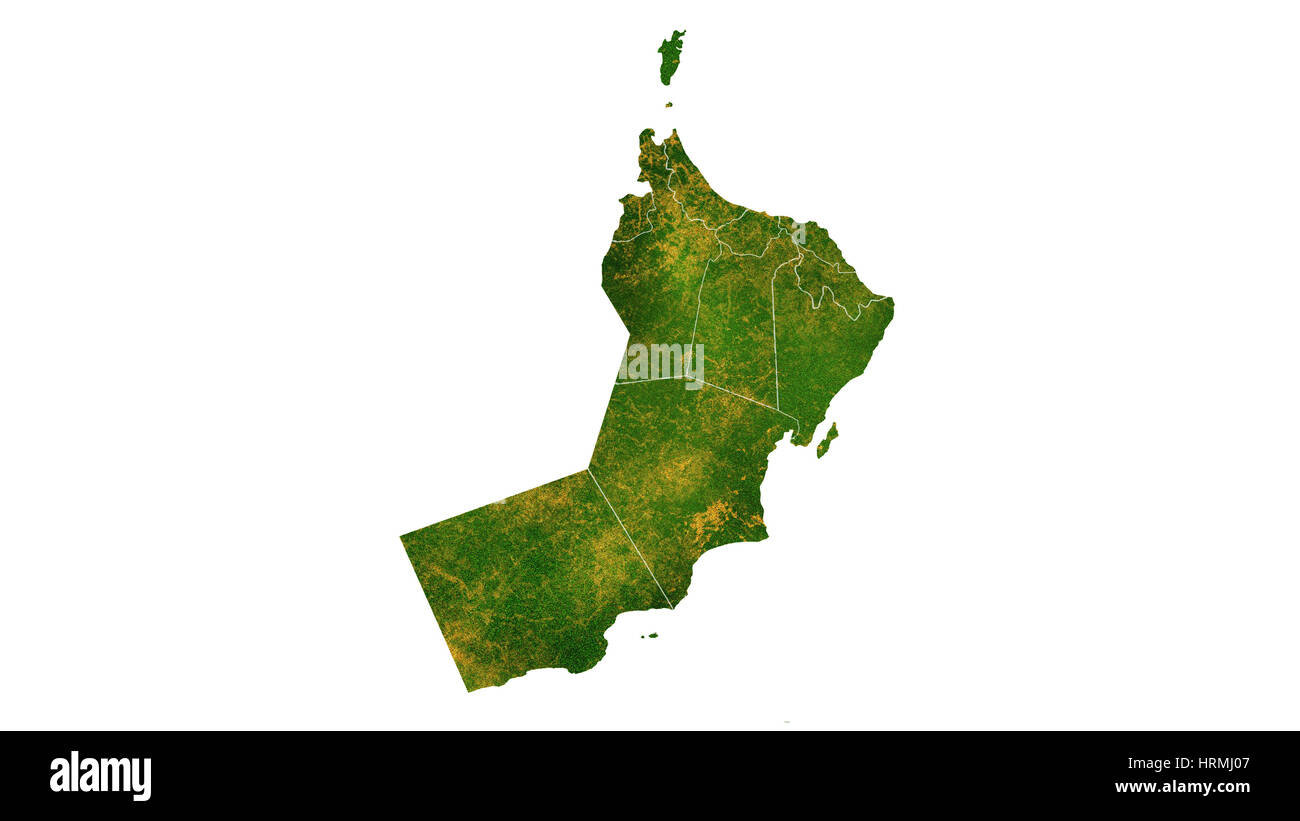 Country oman map hi-res stock photography and images - Alamy