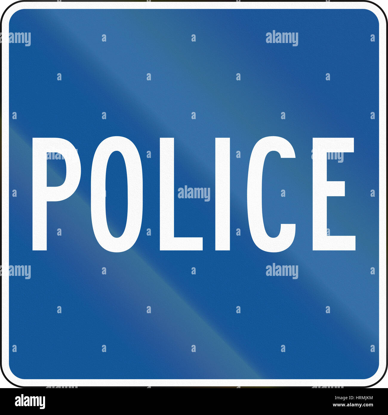 United States MUTCD road sign - Police Stock Photo - Alamy