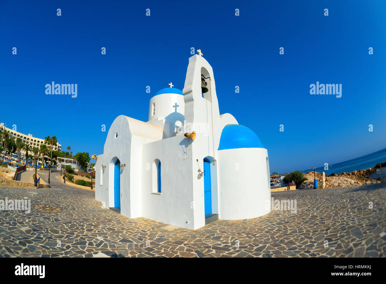 Agios Nikolaos (St Nicholas Church), Protaras, Cyprus Stock Photo - Alamy