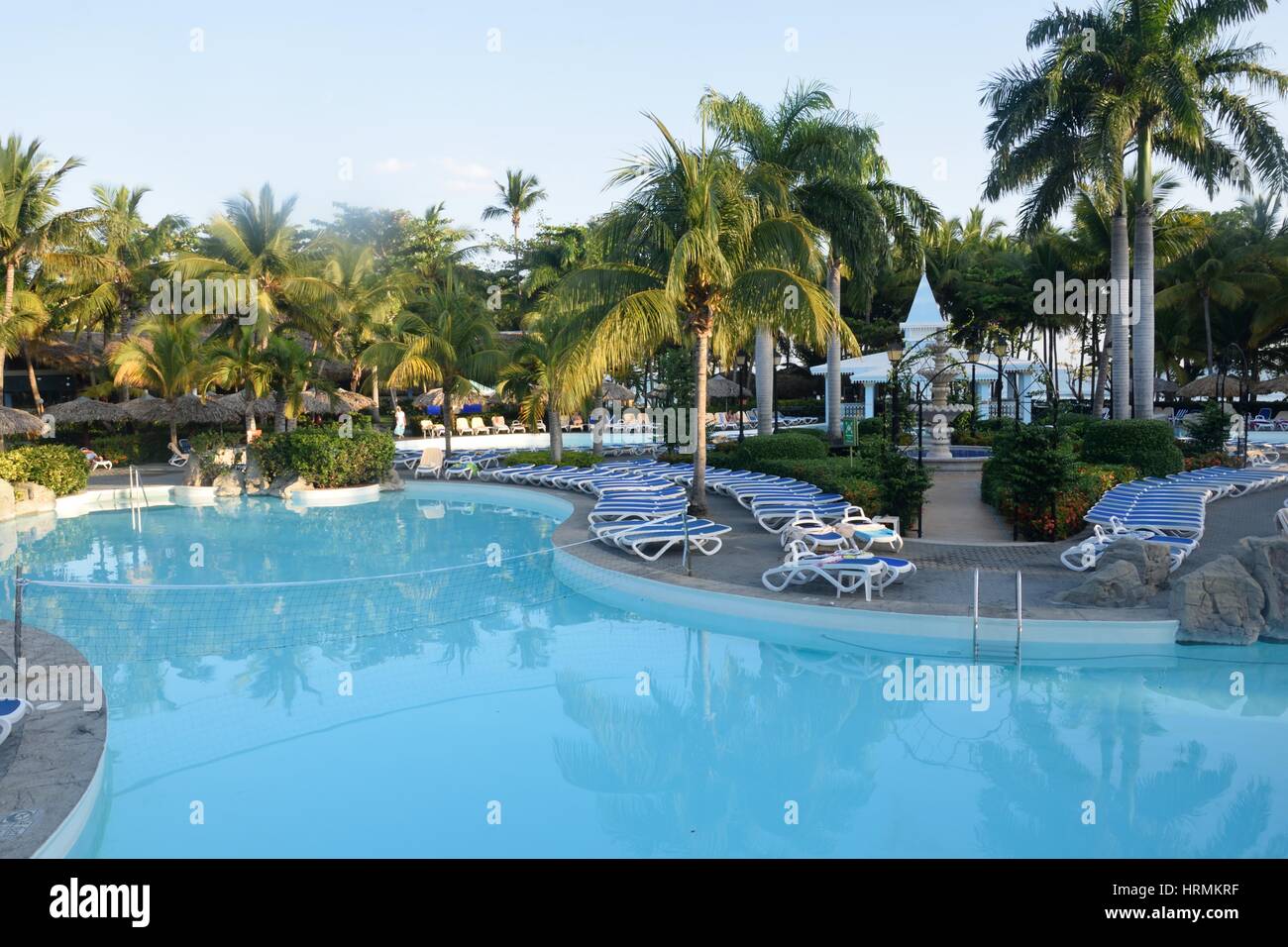 Dominican Republic: Outdoor Pool in Holiday Resort Stock Photo - Alamy