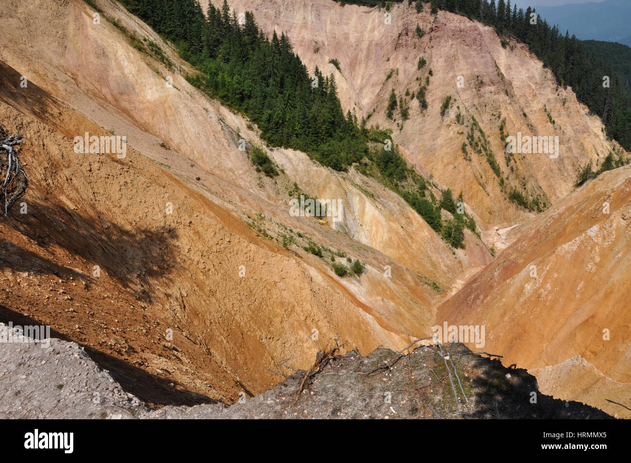 Deep ravine, erosion landscape Stock Photo - Alamy