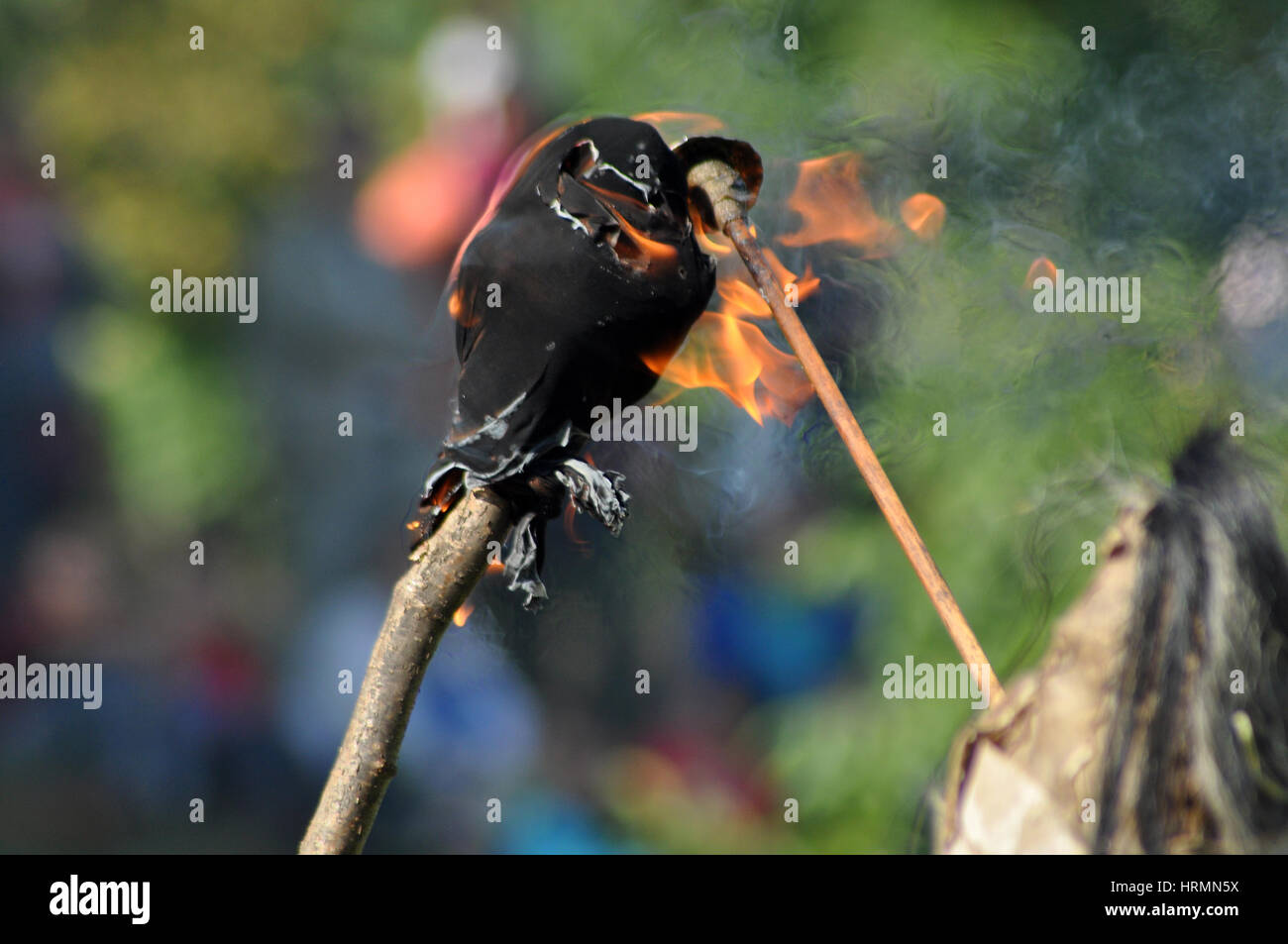 CLUJ-NAPOCA, ROMANIA - OCTOBER 3: Members of Eagles of Calata Nomadic ...