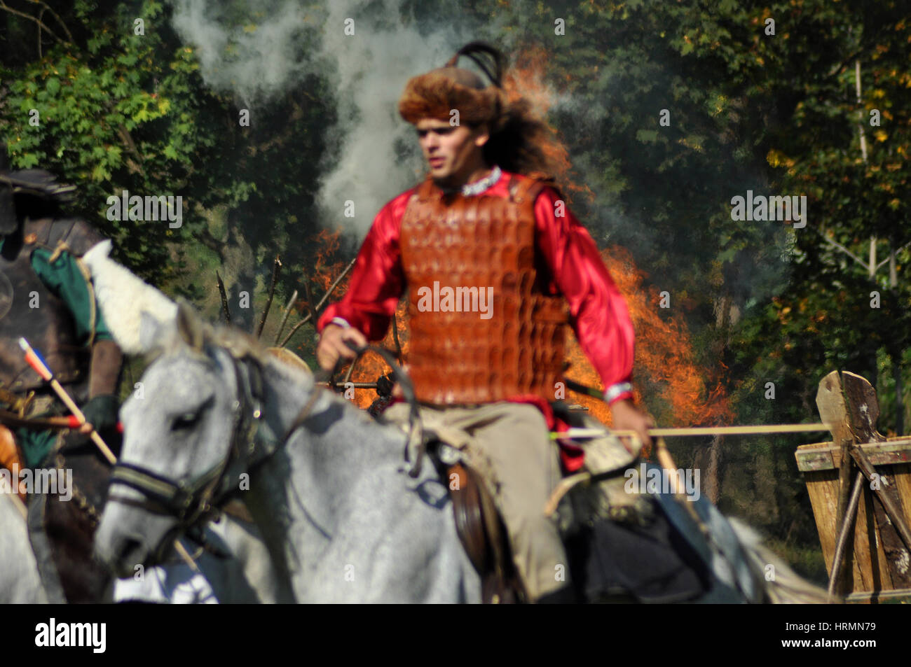 CLUJ-NAPOCA, ROMANIA - OCTOBER 3: Members of Eagles of Calata Nomadic ...