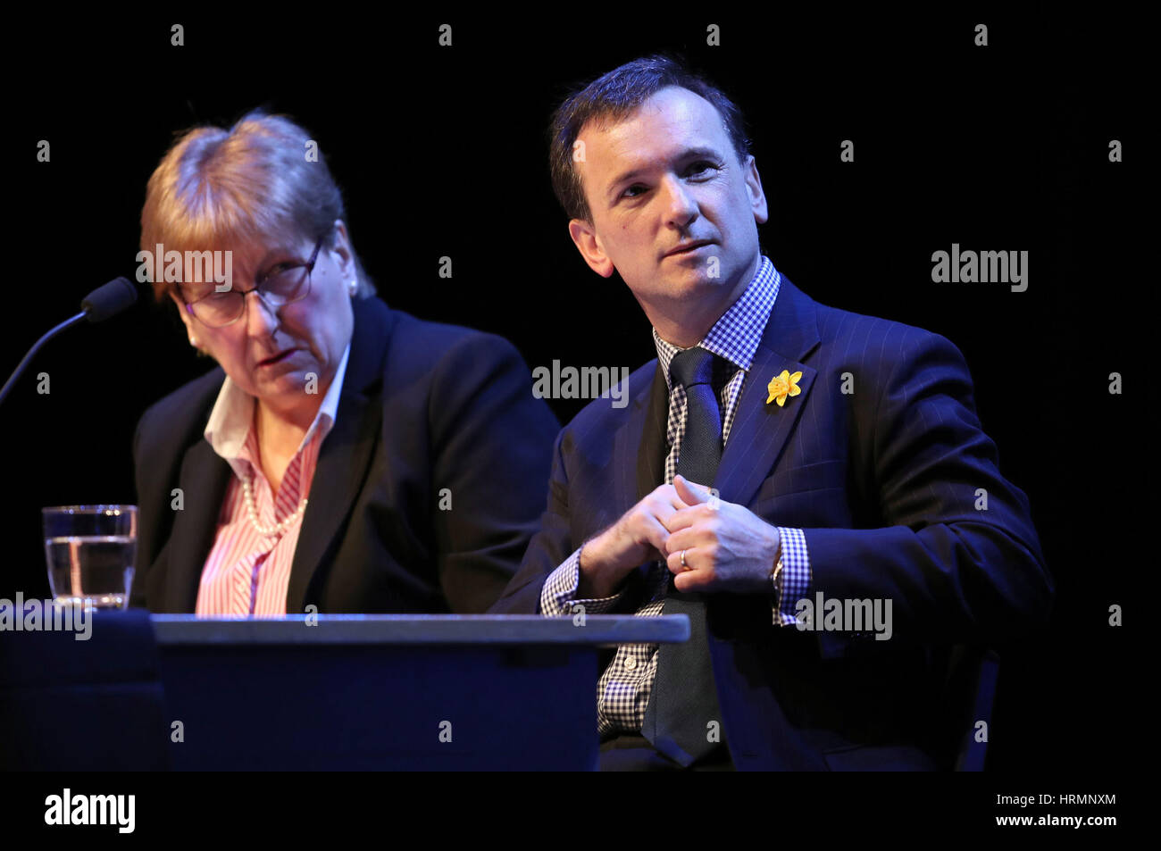 Baroness Annabel Goldie (left) and Welsh Secretary Alun Cairns at the ...