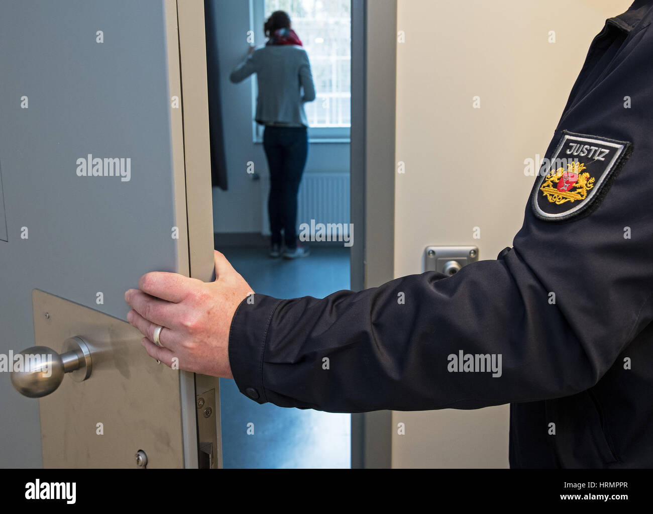 Prison opening door hi-res stock photography and images - Alamy