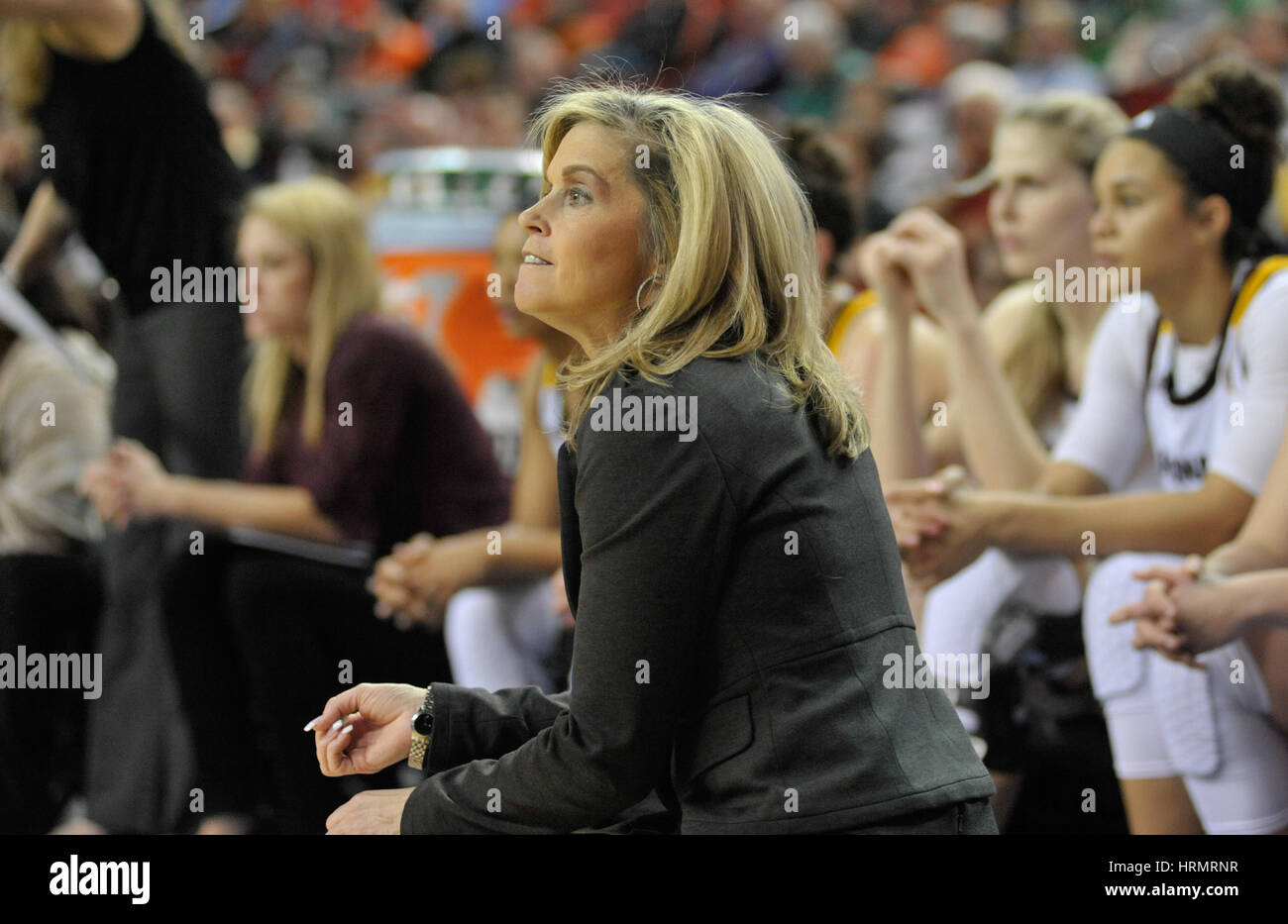 Seattle, WA, USA. 2nd Mar, 2017. ASU Head Coach Charli Turner Thorne ...
