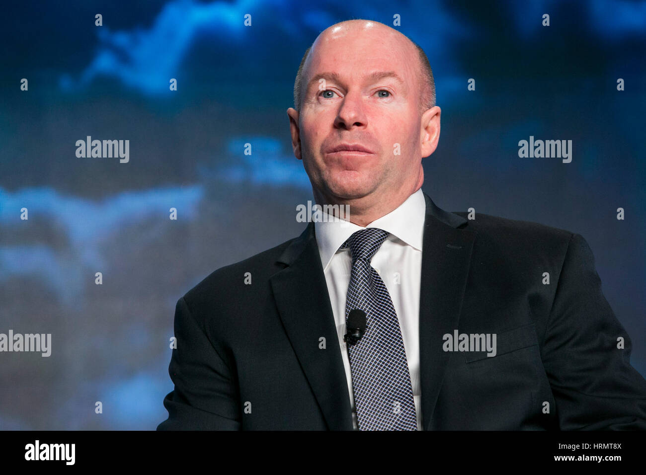 Washington DC, USA. 2nd March 2017. Alain Bellemare, President and ...