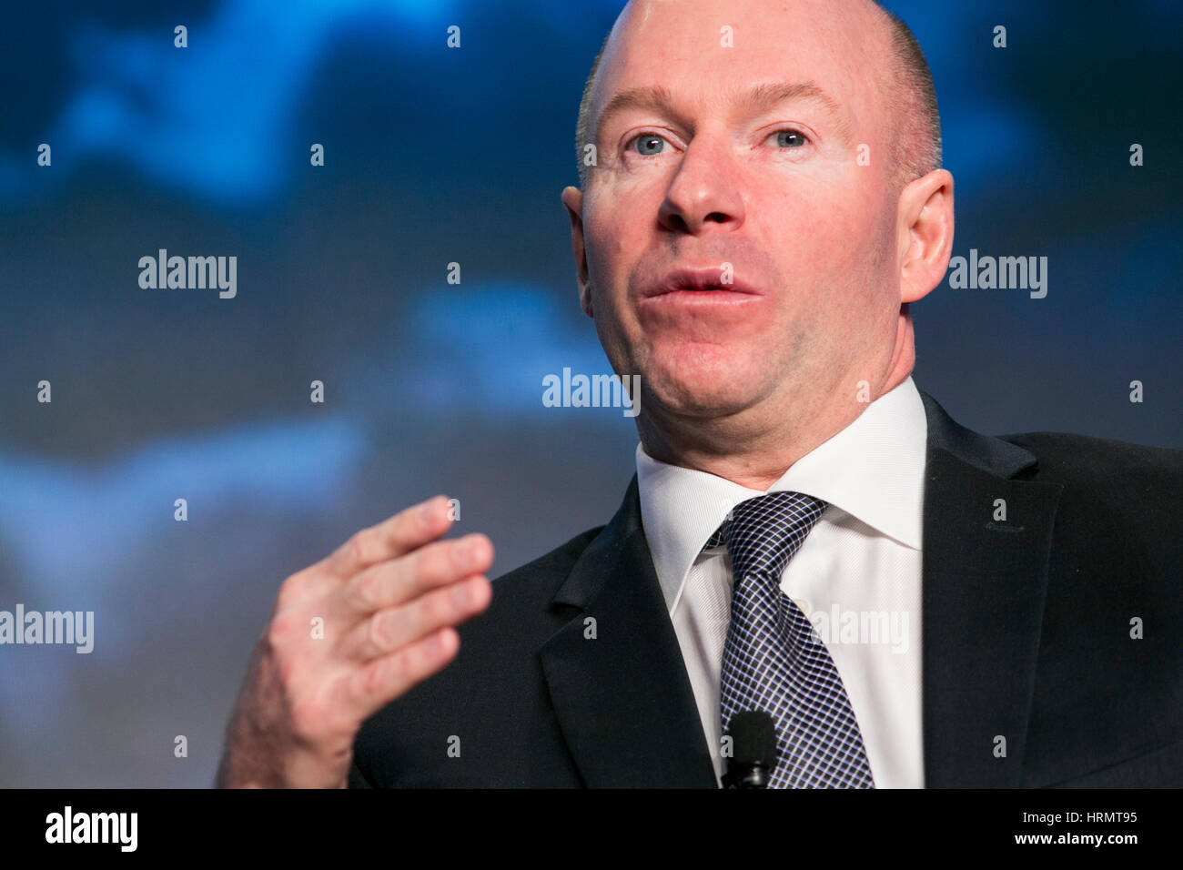 Washington DC, USA. 2nd March 2017. Alain Bellemare, President and ...
