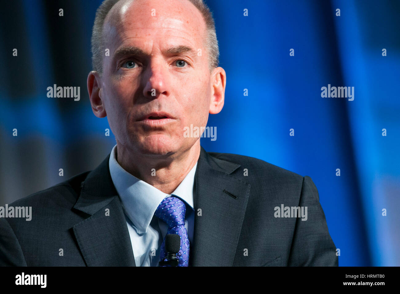 Washington DC, USA. 2nd March 2017. Dennis Muilenburg, Chairman ...