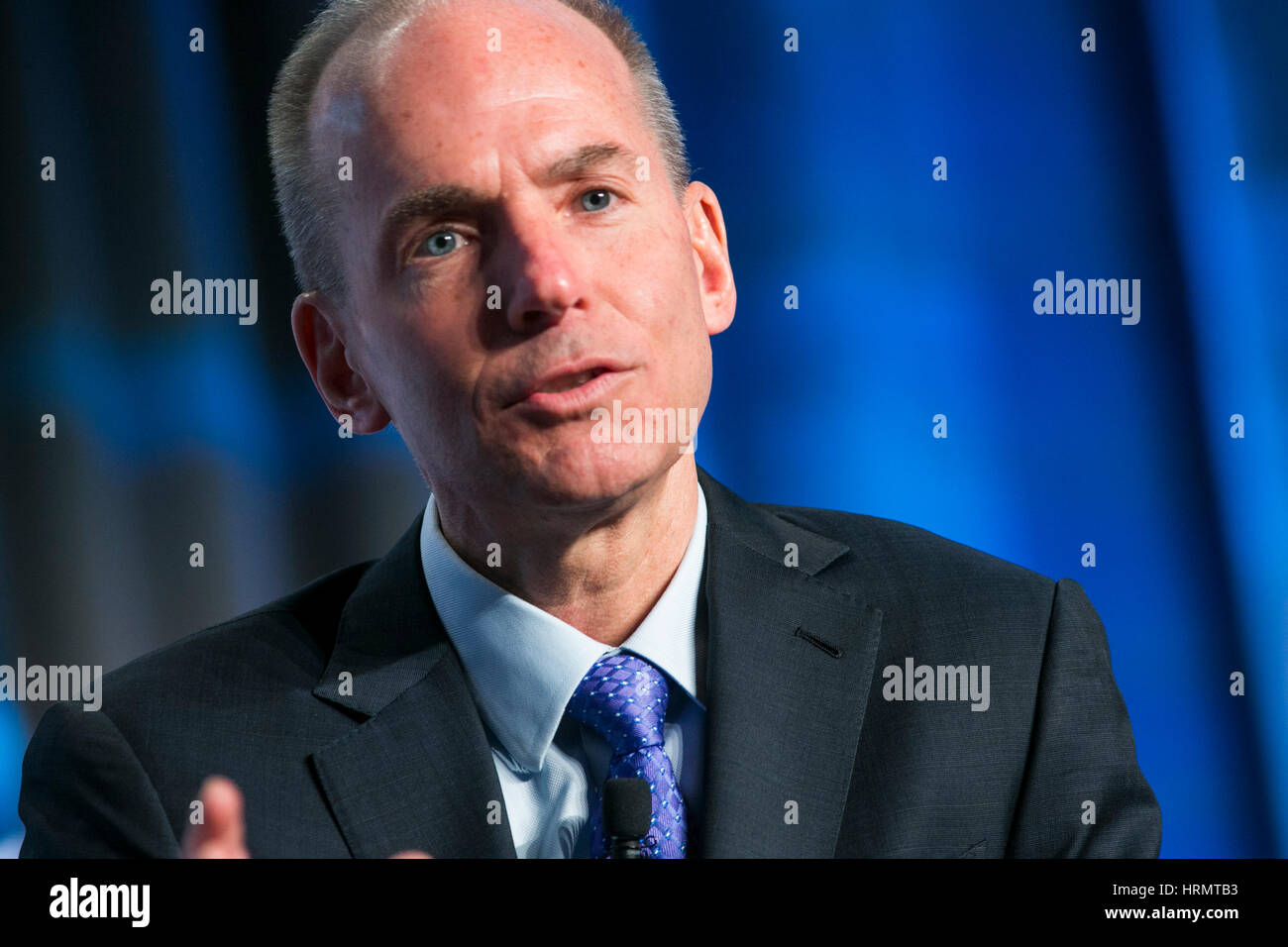 Washington DC, USA. 2nd March 2017. Dennis Muilenburg, Chairman ...