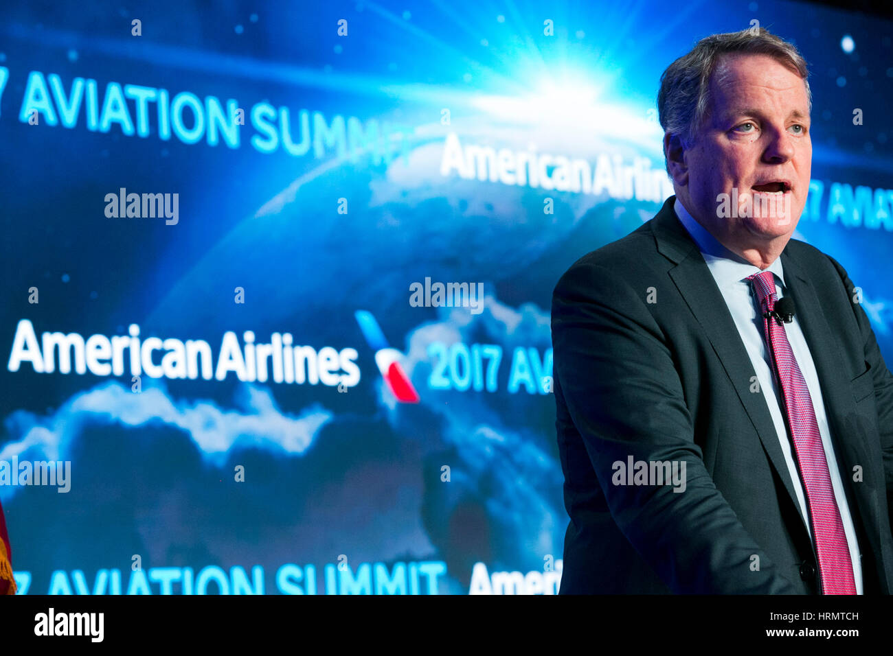 Washington DC, USA. 2nd March 2017. Doug Parker, Chairman and Chief ...