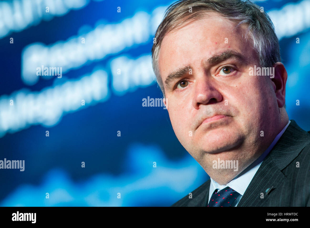 Washington DC, USA. 2nd March 2017. Robin Hayes, President and Chief ...
