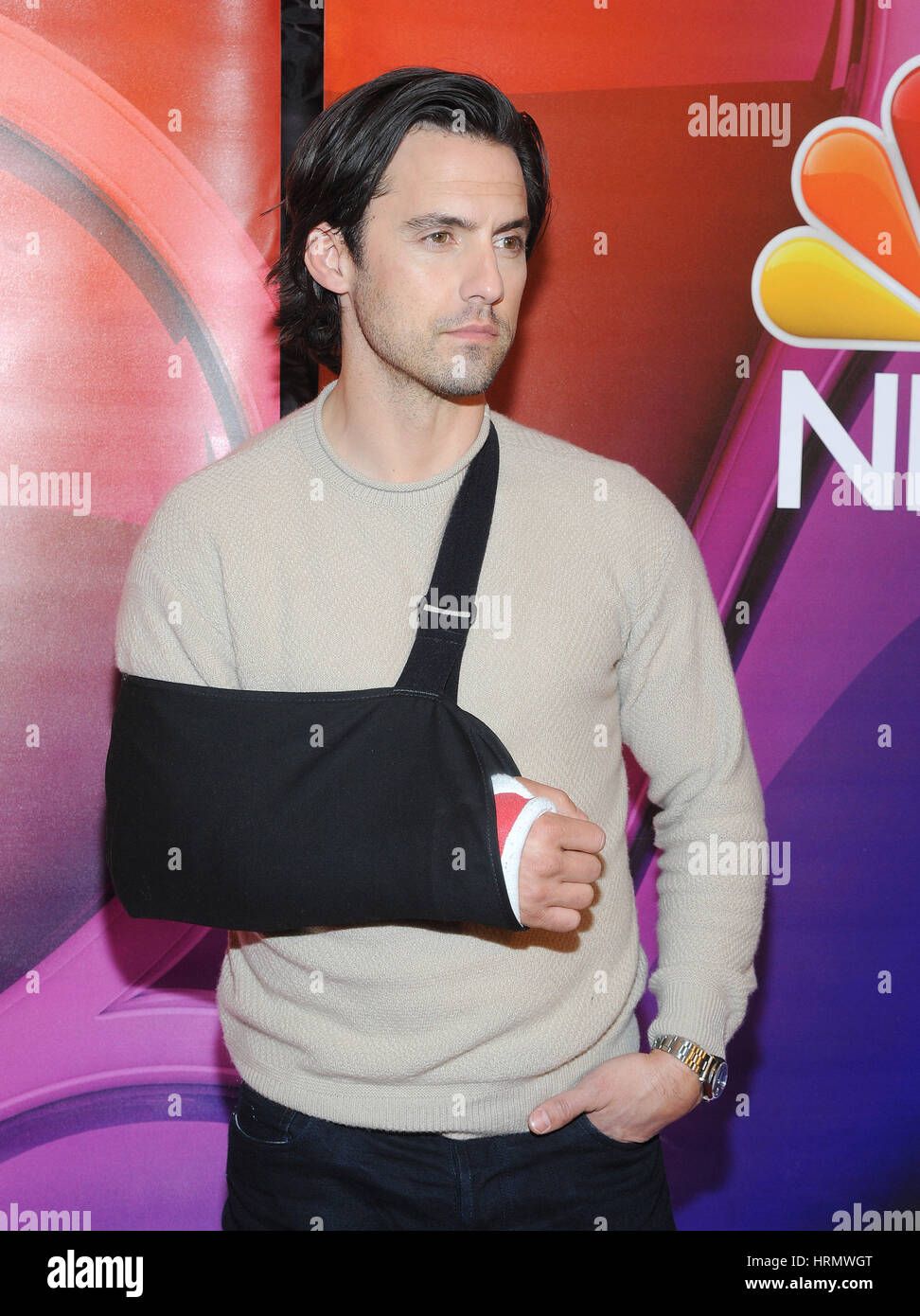 New York, NY, USA. 2nd Mar, 2017. Milo Ventimiglia attends NBCUniversal ...