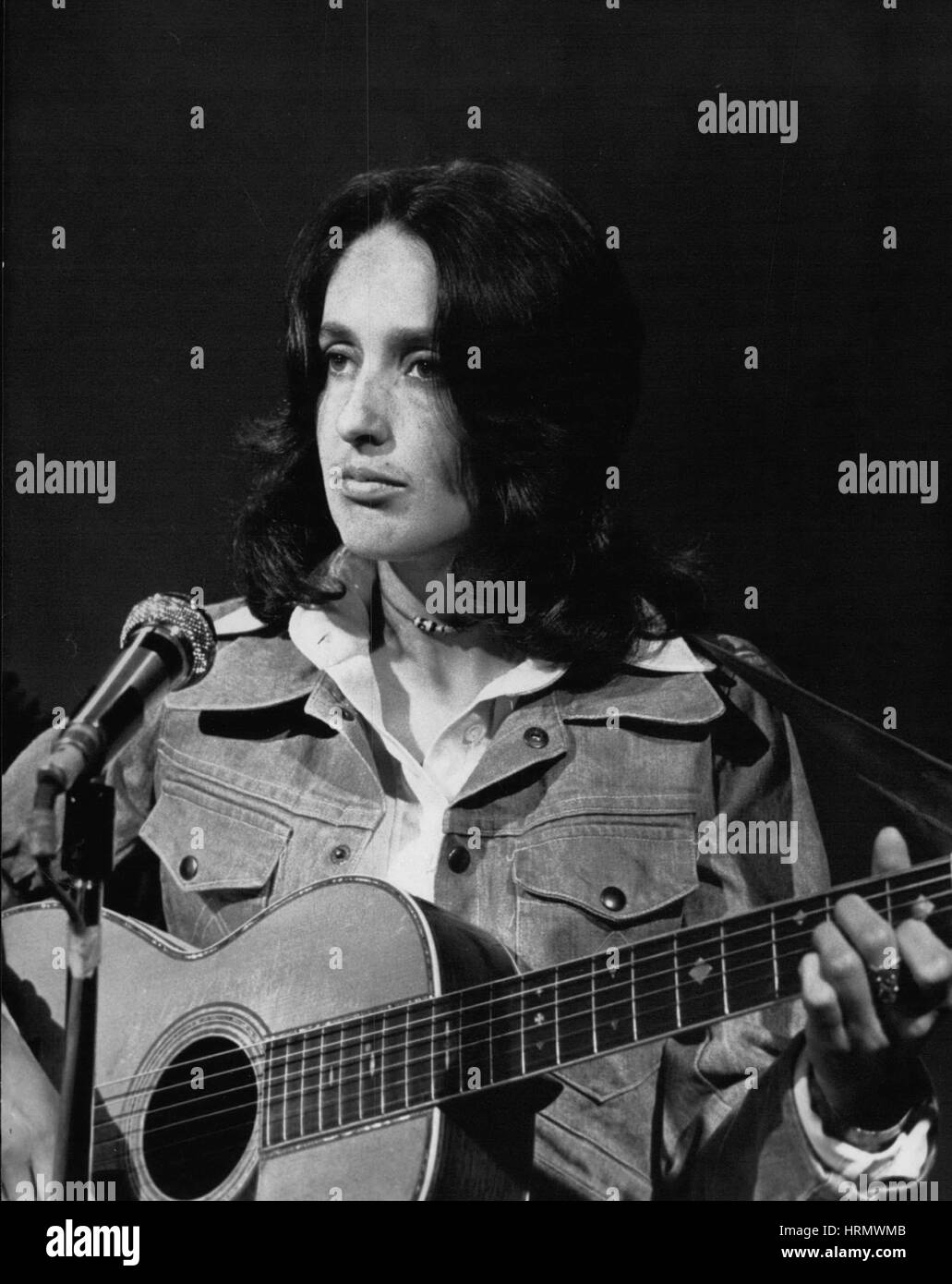 Mar. 31, 1973 - American Fold Singer Joan Baez Performs on Television ...