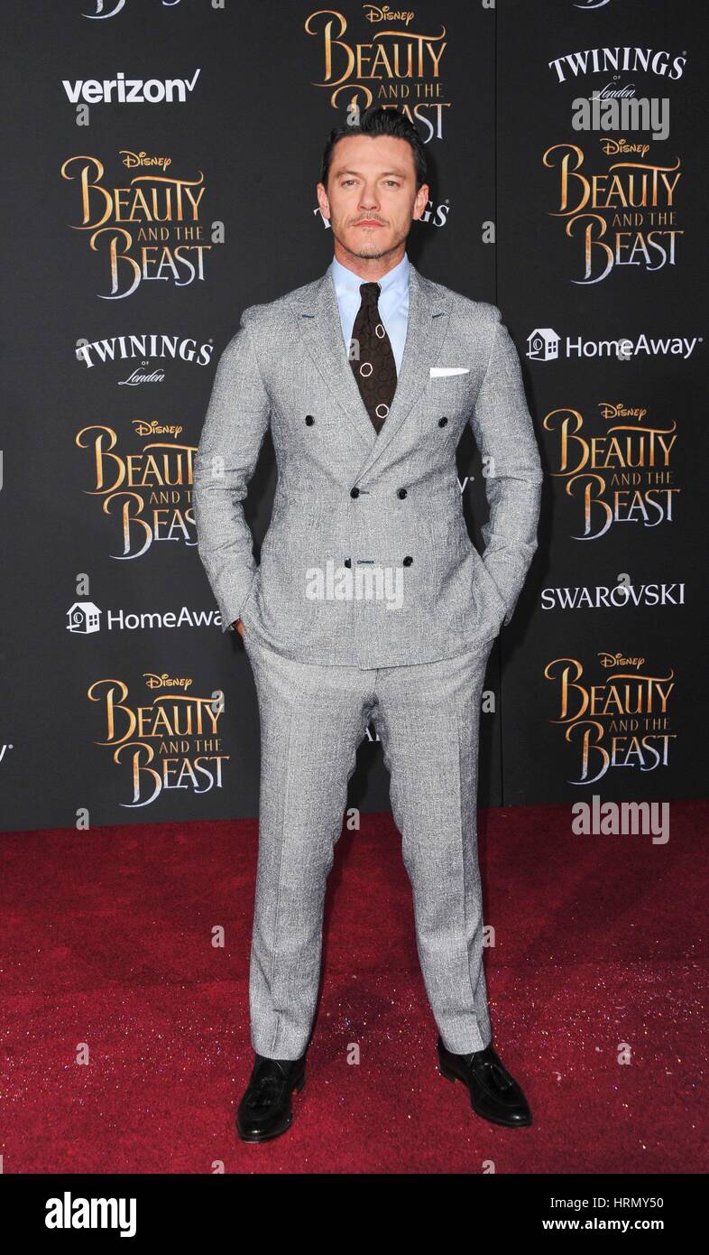 Los Angeles, CA, USA. 2nd Mar, 2017. Luke Evans at arrivals for Disney ...