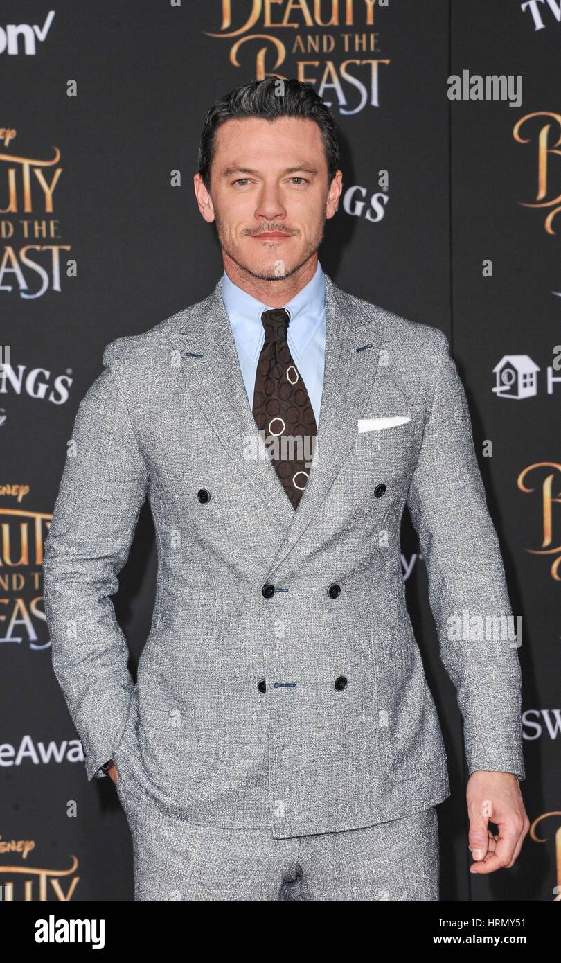 Los Angeles, CA, USA. 2nd Mar, 2017. Luke Evans at arrivals for Disney ...