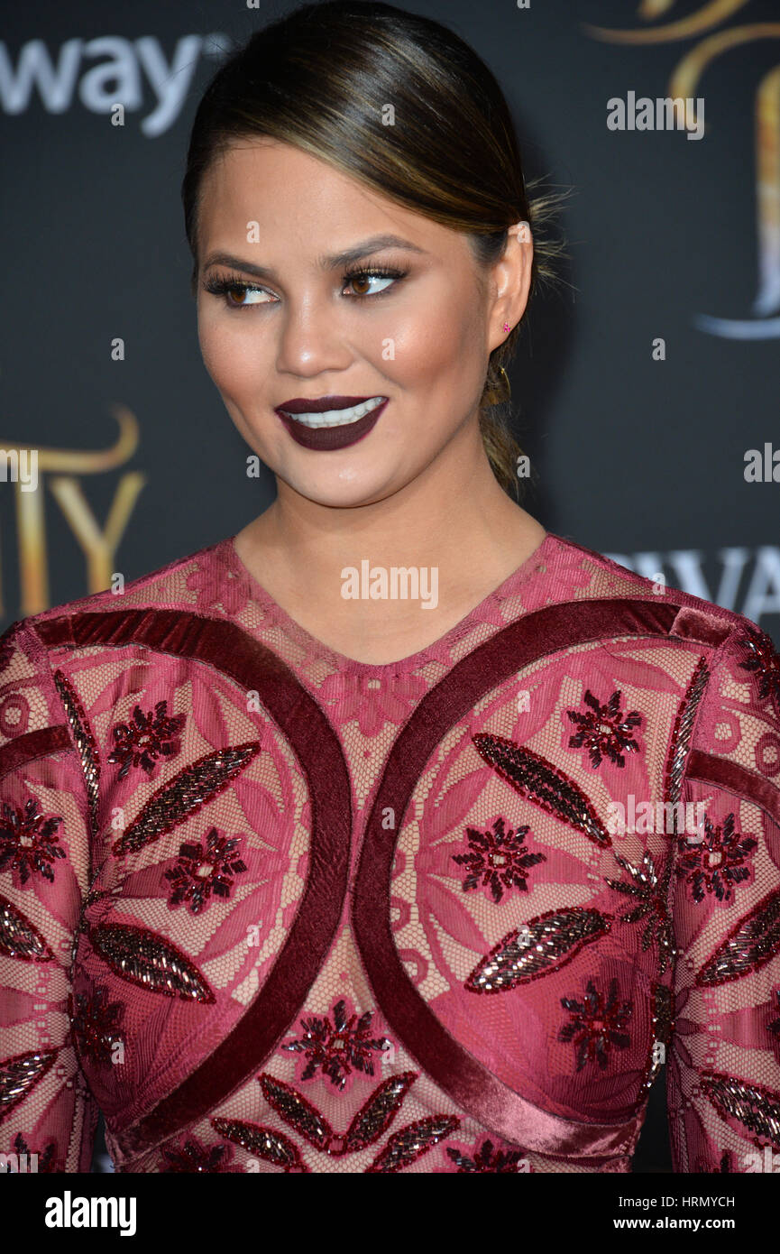 Los Angeles, USA. 02nd Mar, 2017. Model Chrissy Teigen at the premiere ...