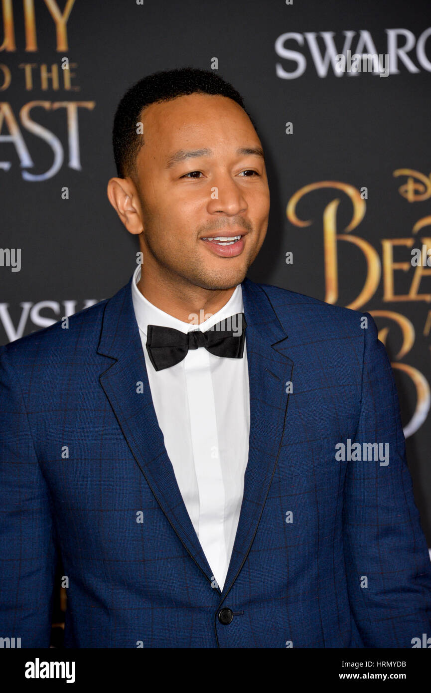 Los Angeles, USA. 02nd Mar, 2017. Singer John Legend at the premiere ...