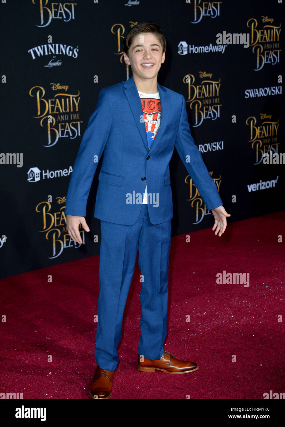 Los Angeles, USA. 02nd Mar, 2017. Actor Asher Angel at the premiere for ...