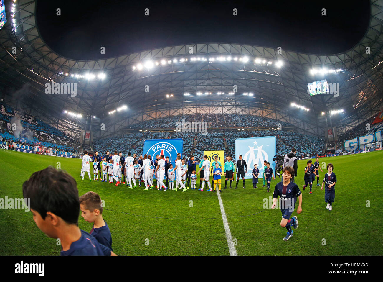 Two team group line-up, FEBRUARY 26, 2017 - Football / Soccer : French ...