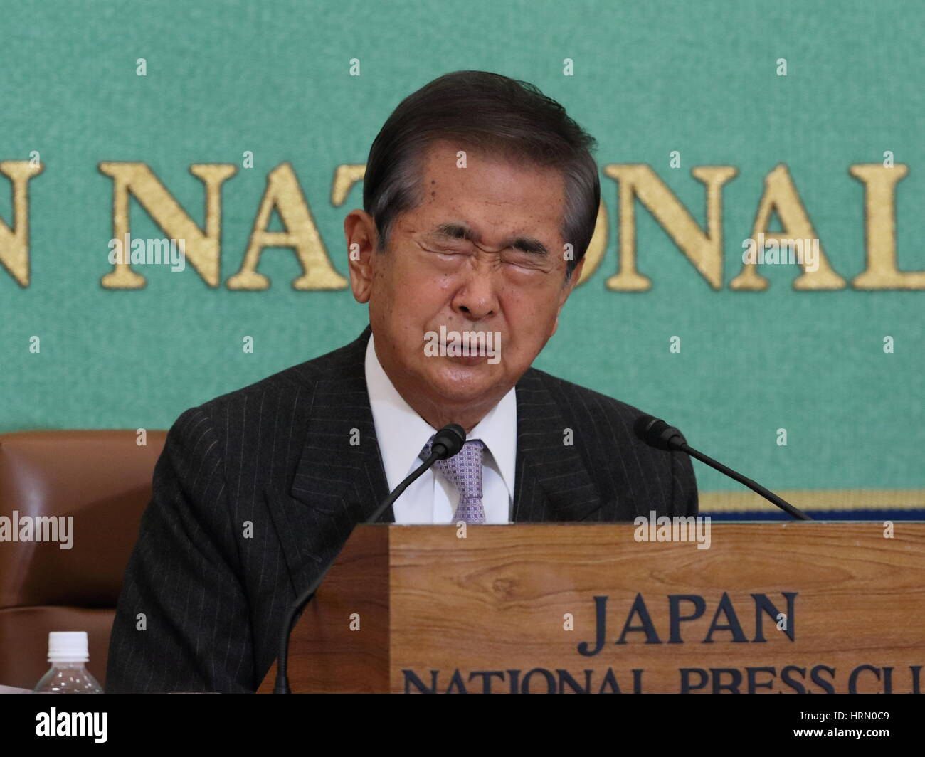 Tokyo, Japan. 3rd March 2017. Former Tokyo Gov. Shintaro Ishihara ...