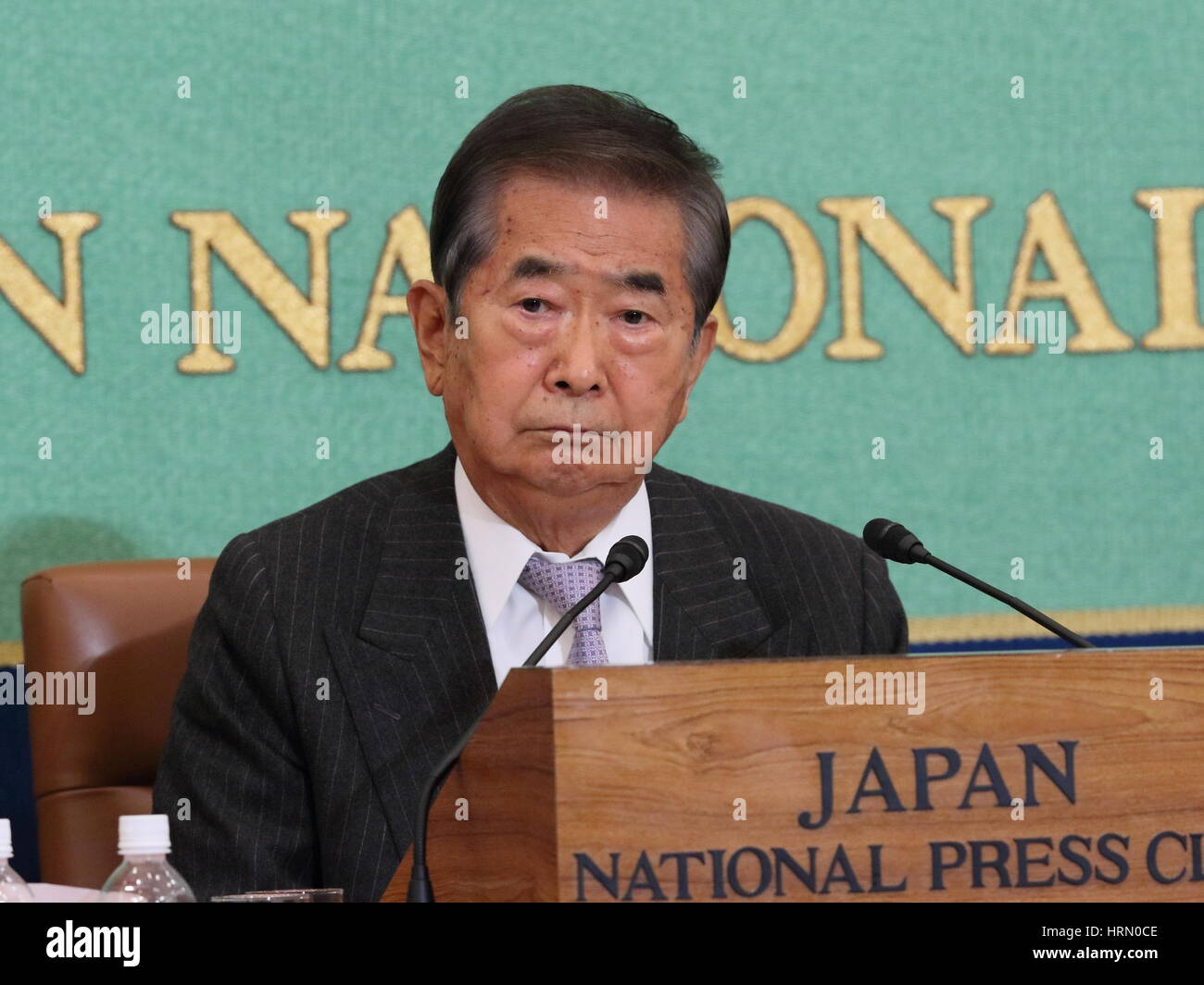 Tokyo, Japan. 3rd March 2017. Former Tokyo Gov. Shintaro Ishihara ...