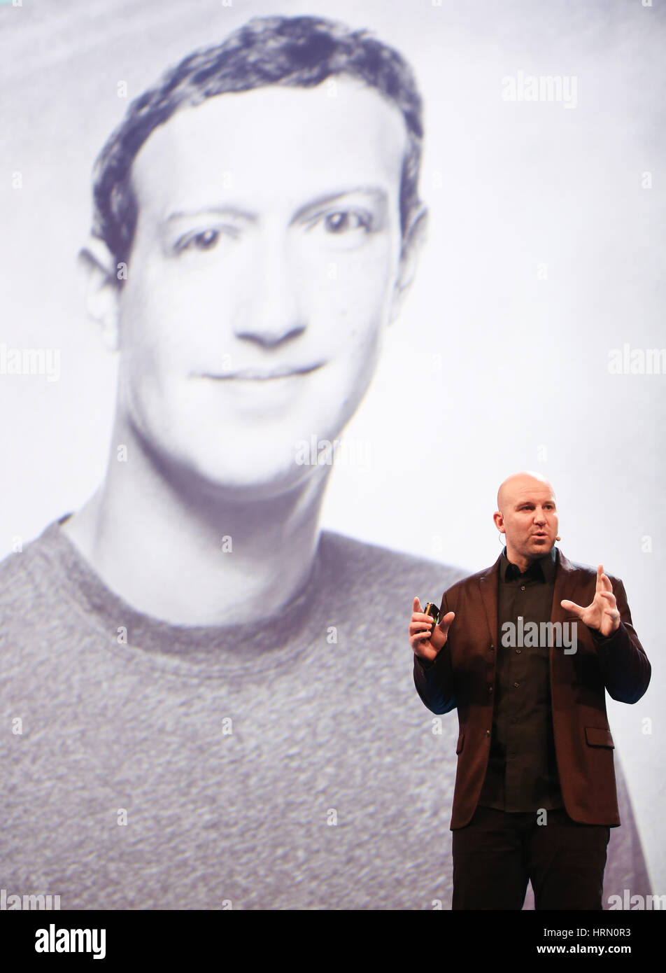 Hamburg, Germany. 03rd Mar, 2017. Andrew Bosworth AKA Boz, an ...