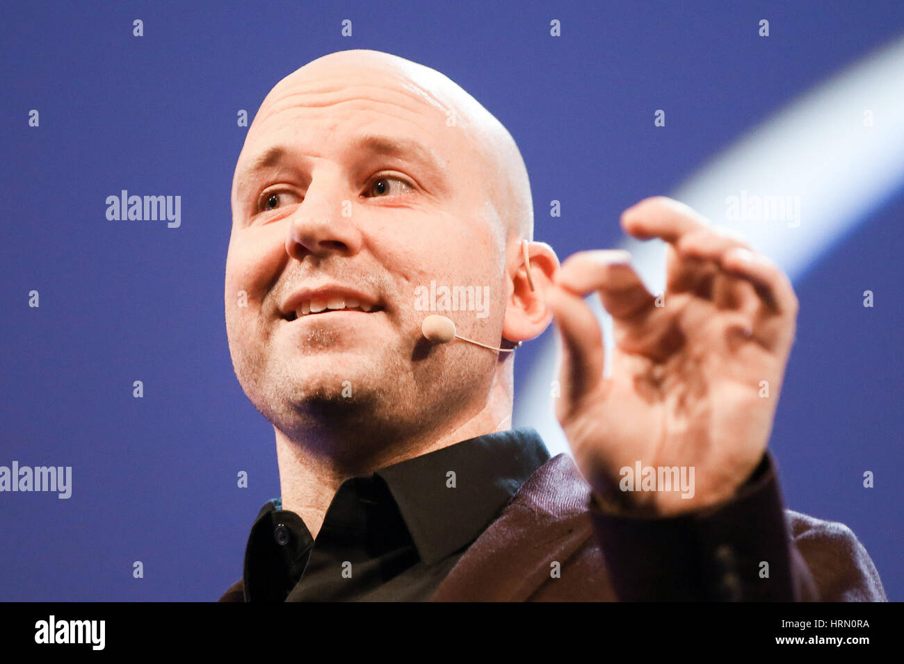 Hamburg, Germany. 03rd Mar, 2017. Andrew Bosworth AKA Boz, an ...
