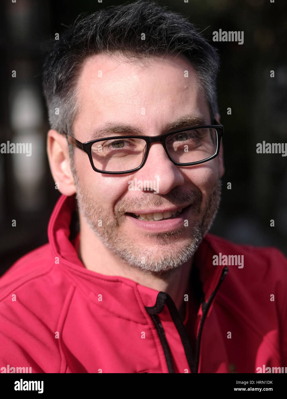 Hamburg, Germany. 03rd Mar, 2017. Extreme athlete Kai Markus in front ...