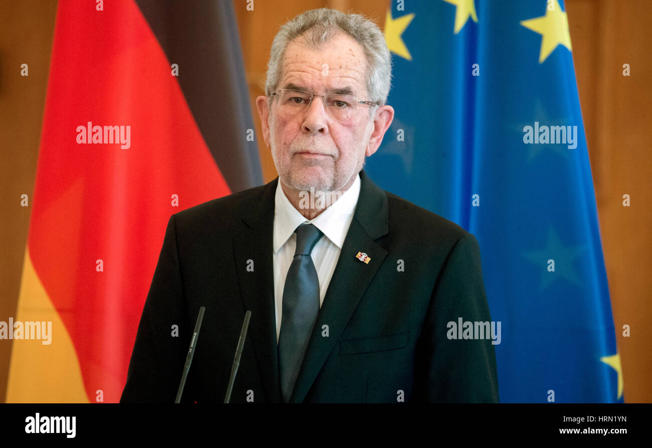 Berlin, Germany. 03rd Mar, 2017. The Austrian president Alexander van ...