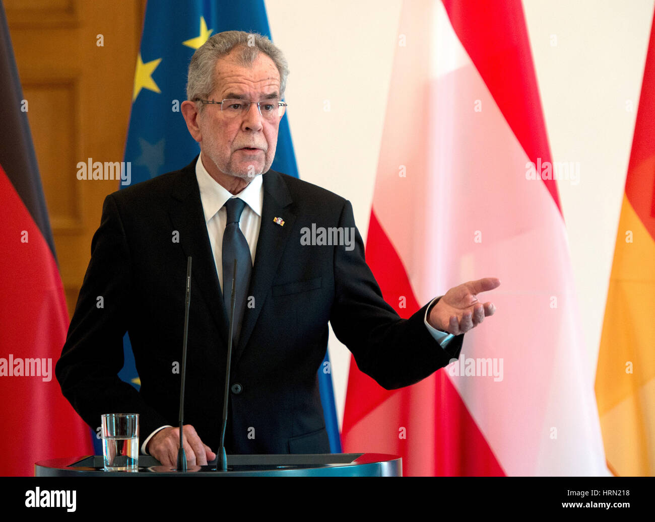 Berlin, Germany. 03rd Mar, 2017. The Austrian president Alexander van ...