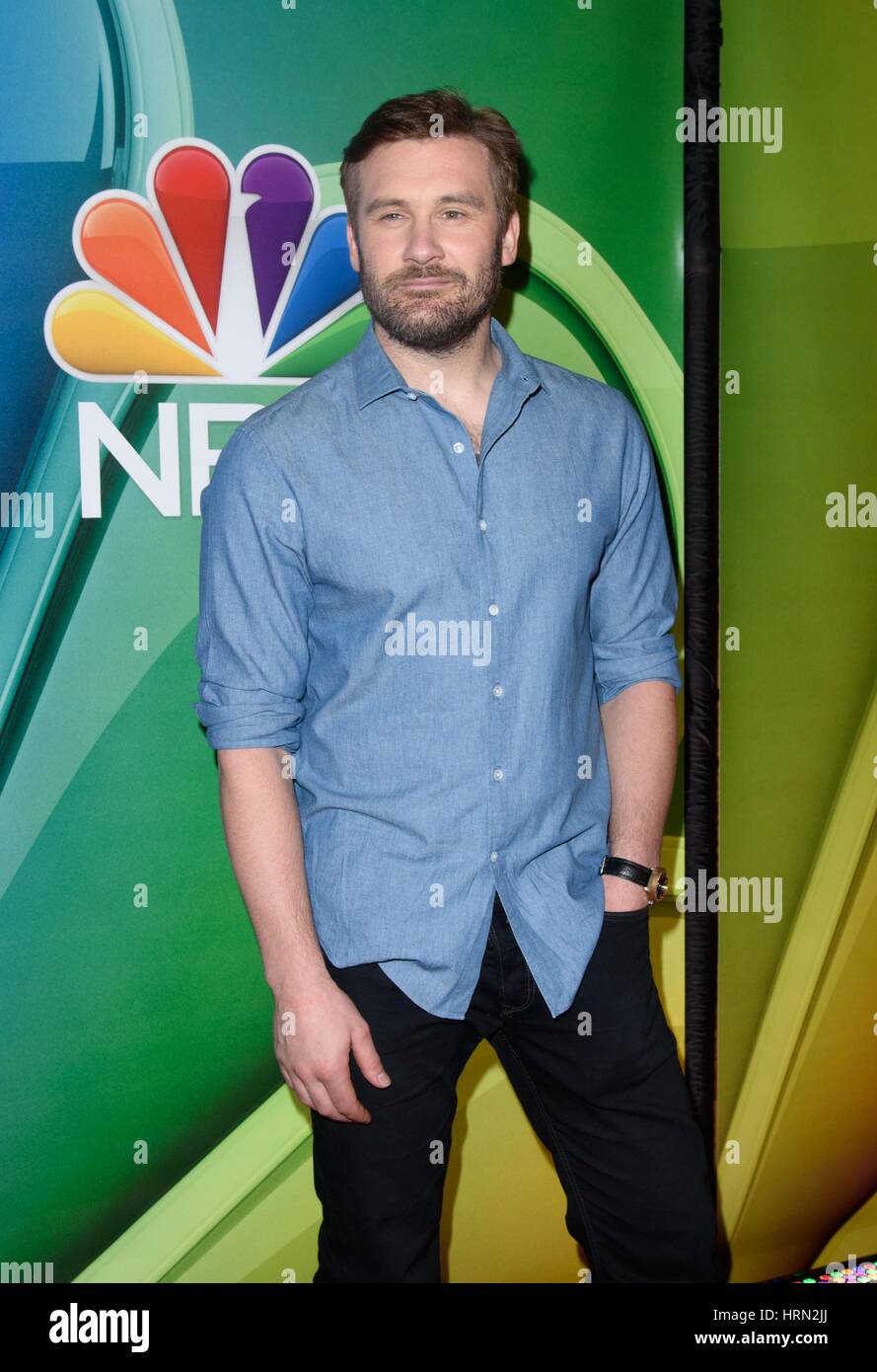 New York, NY, USA. 2nd Mar, 2017. Clive Standen at arrivals for NBC mid ...