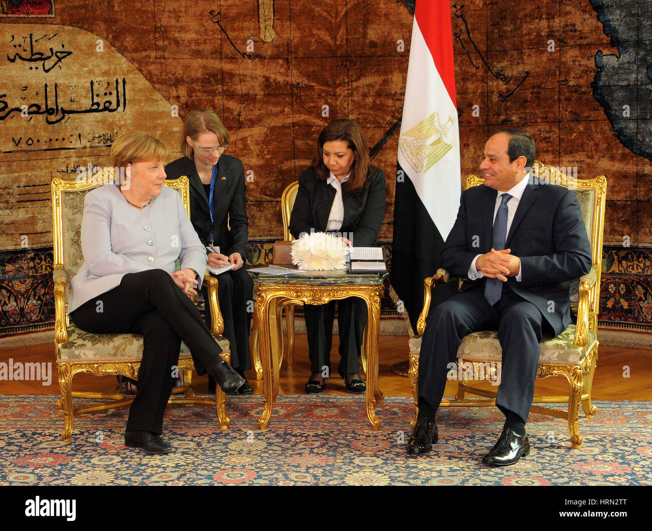Cairo, Egypt. 2nd Mar, 2017. Egyptian President Abdel Fattah al-Sisi ...