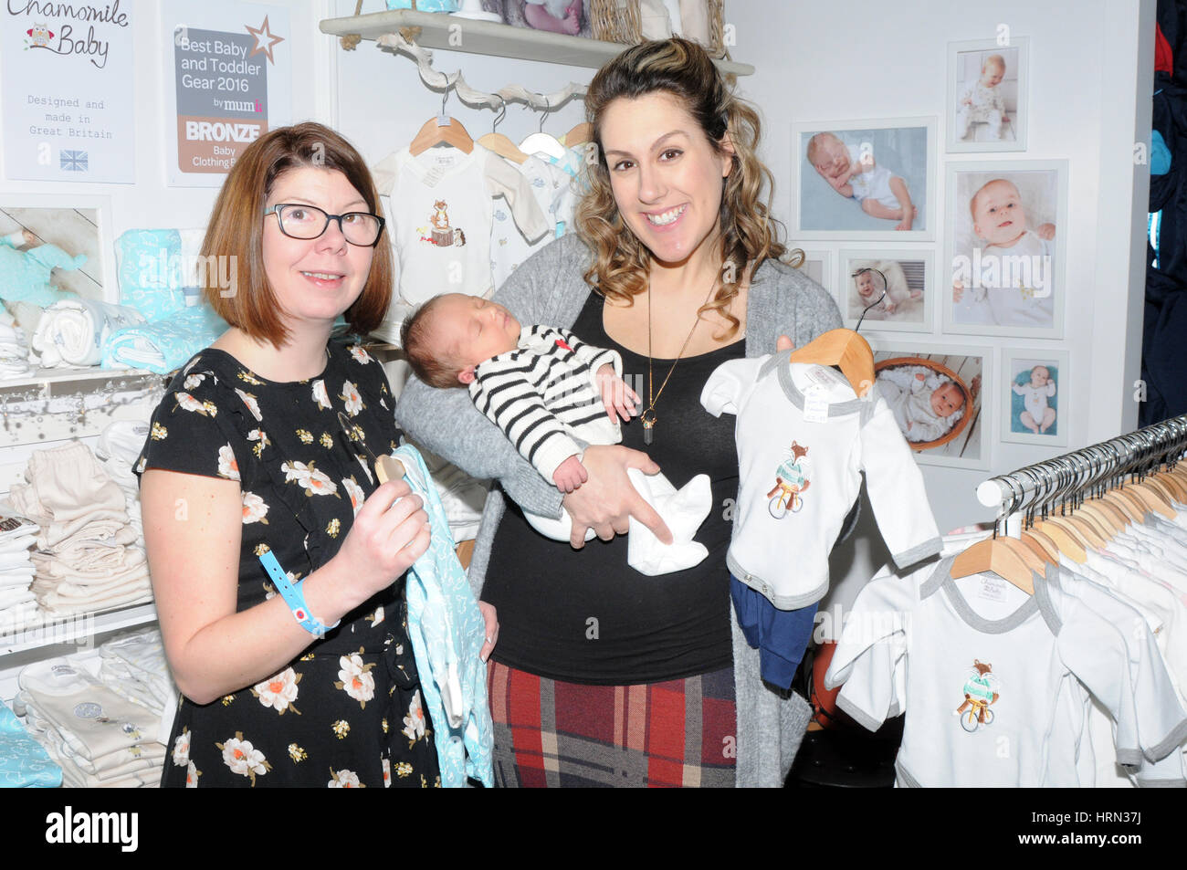 London, UK. 03rd Mar, 2017. Jackie from Camomile assists Diana Holmes ...