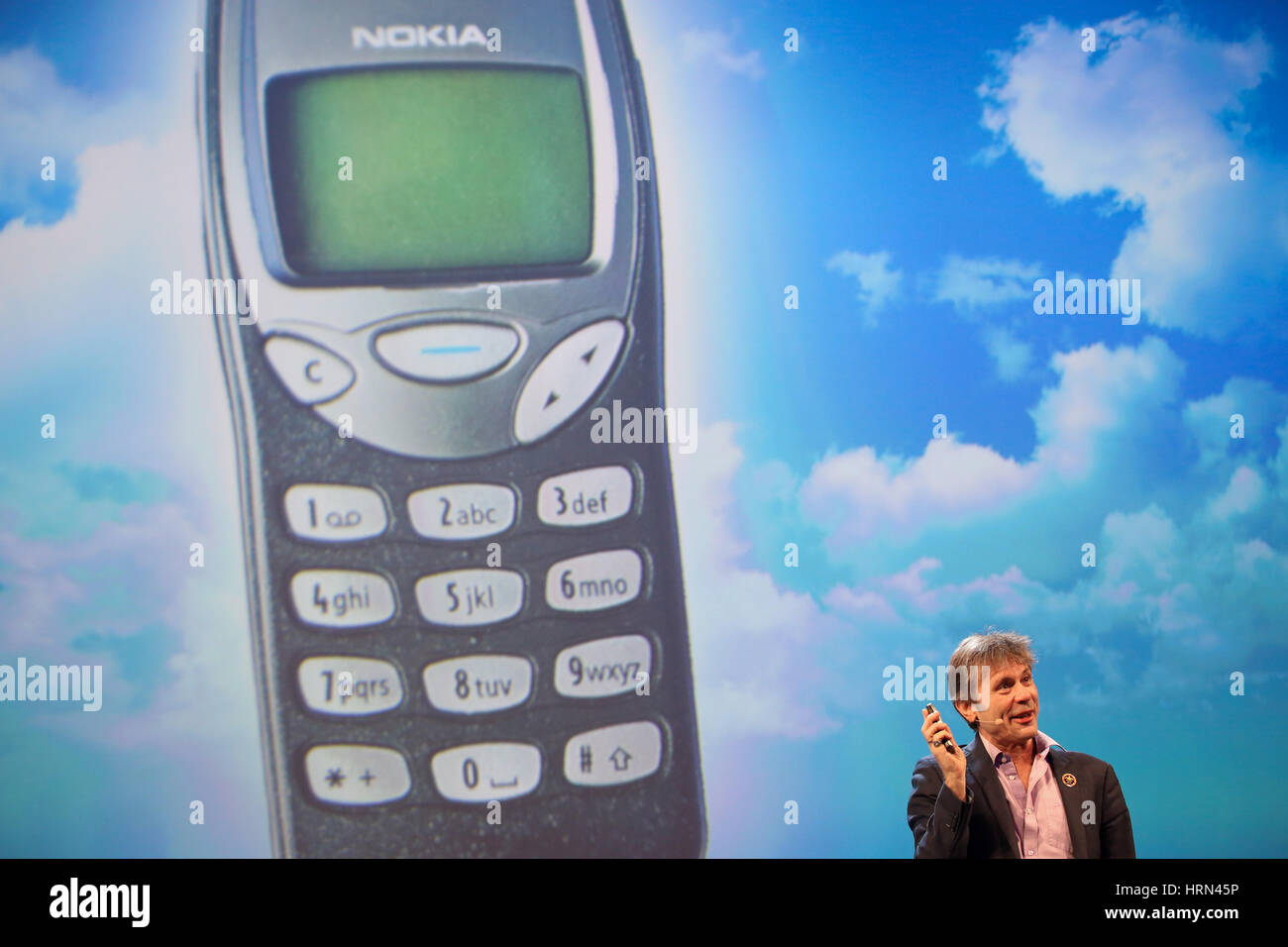 Hamburg, Germany. 3rd Mar, 2017. Bruce Dickinson, singer of the rock ...